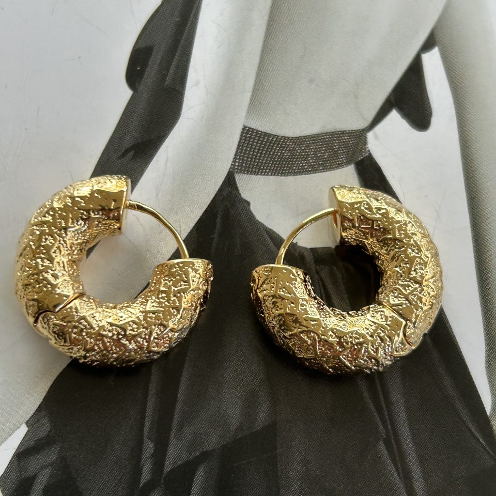 Aro Adelaida – Colección Gold Addict – 25 mm – 1 par – Oro – Joyas ...